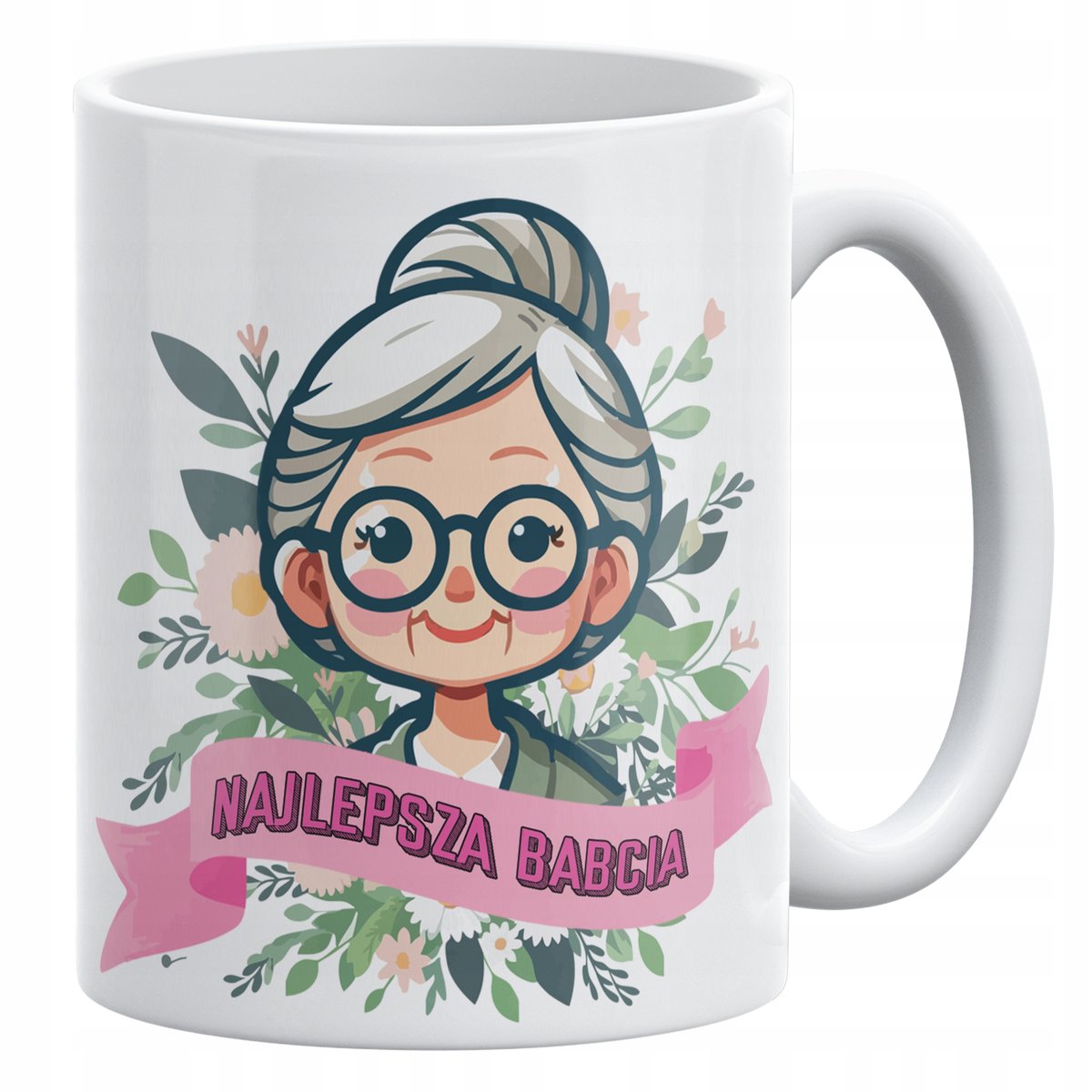 Kubek ceramiczny 330 ml Na Dzień Babci Prezent Upominek Najlepsza Babcia - Bullz | Sklep EMPIK.COM