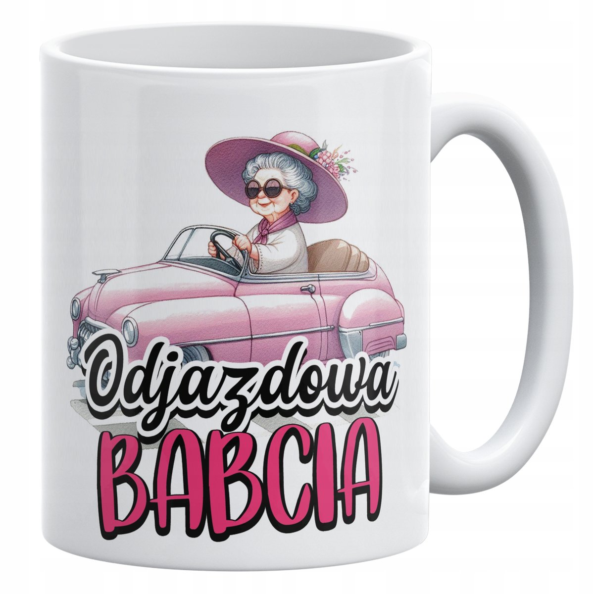 Kubek ceramiczny 330 ml Na Dzień Babci Prezent Upominek Odjazdowa Babcia - Bullz | Sklep EMPIK.COM