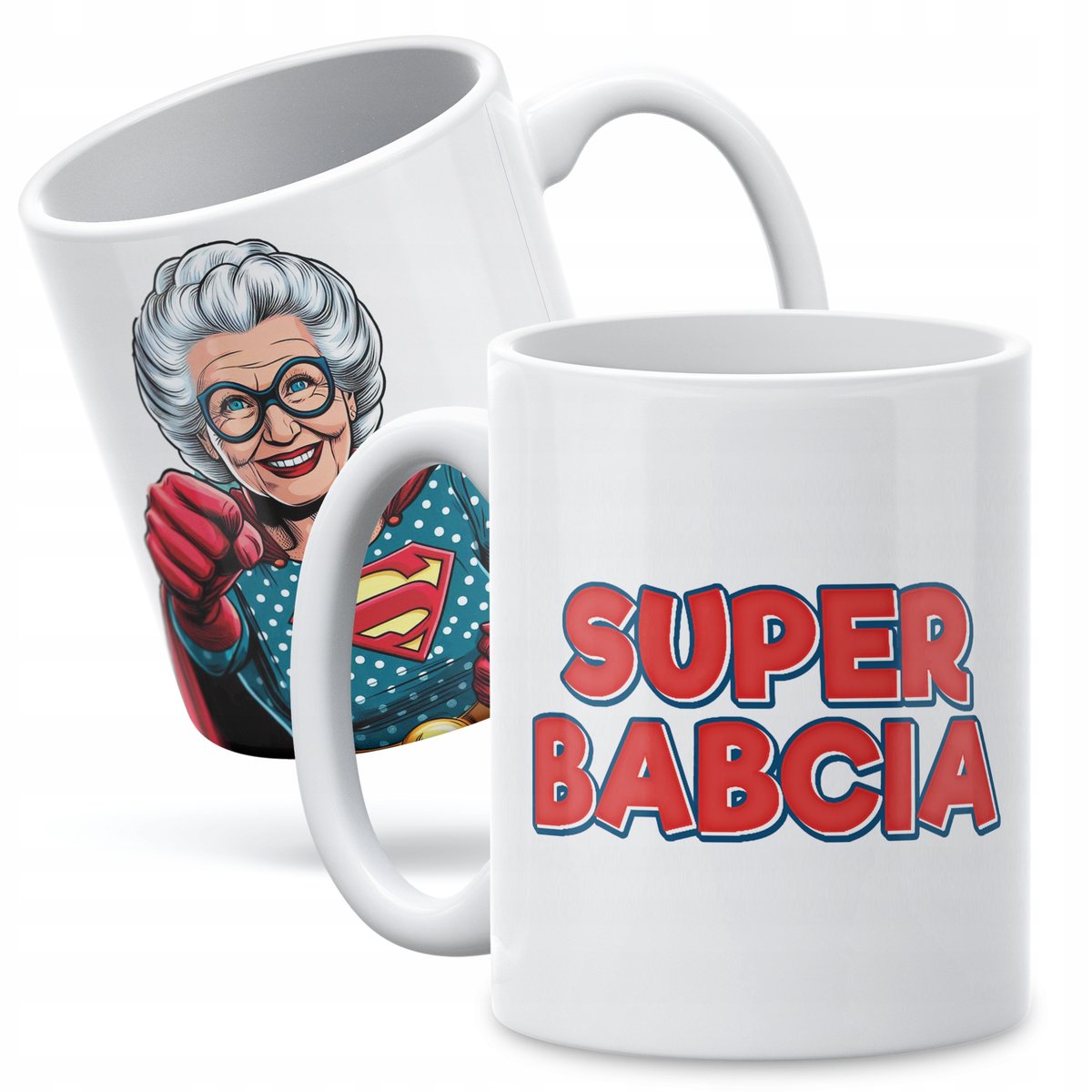 Kubek ceramiczny 330 ml Na Dzień Babci Prezent Upominek Super Babcia - Bullz | Sklep EMPIK.COM