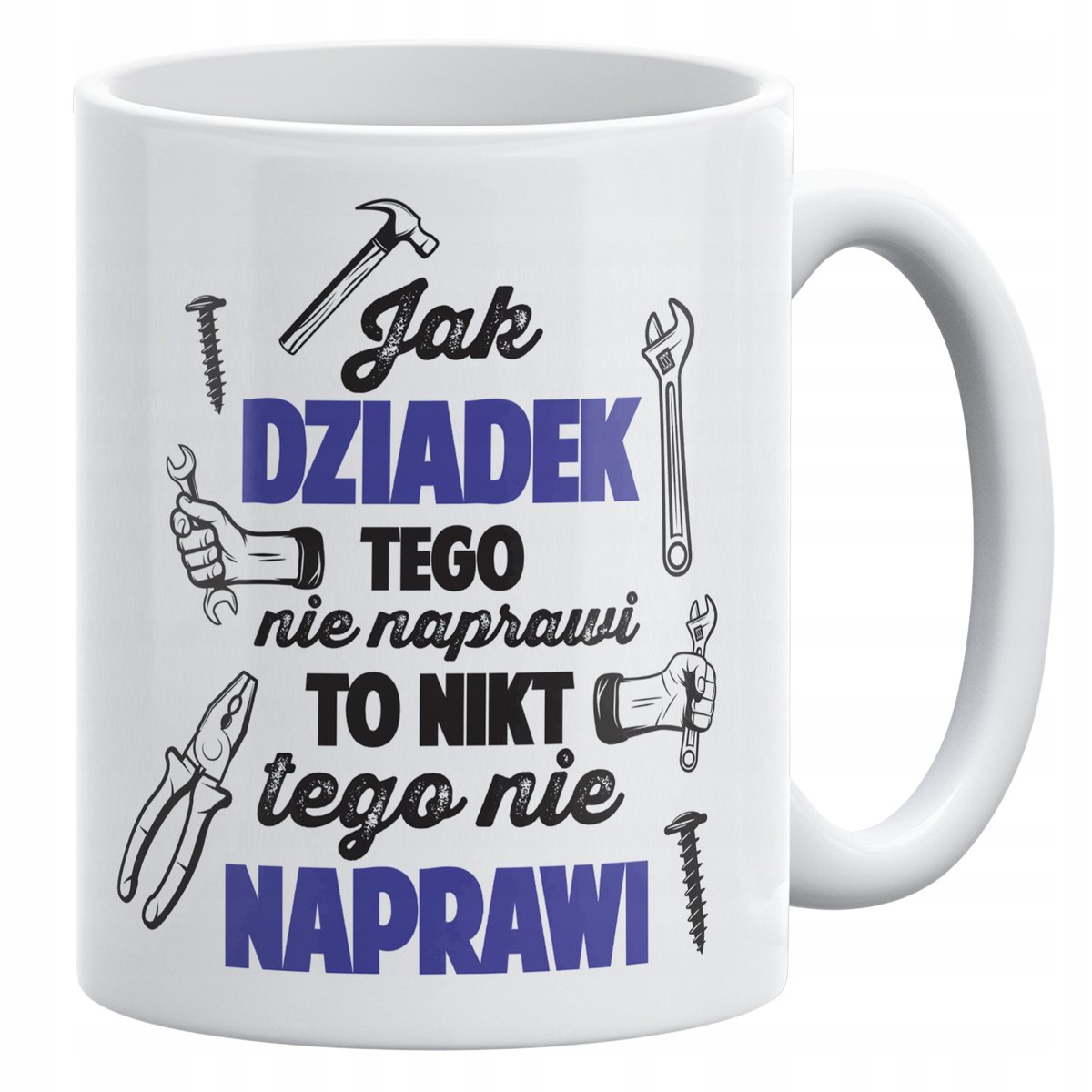 Kubek ceramiczny 330 ml Na Dzień Dziadka Prezent Upominek Jak Dziadek - Bullz | Sklep EMPIK.COM