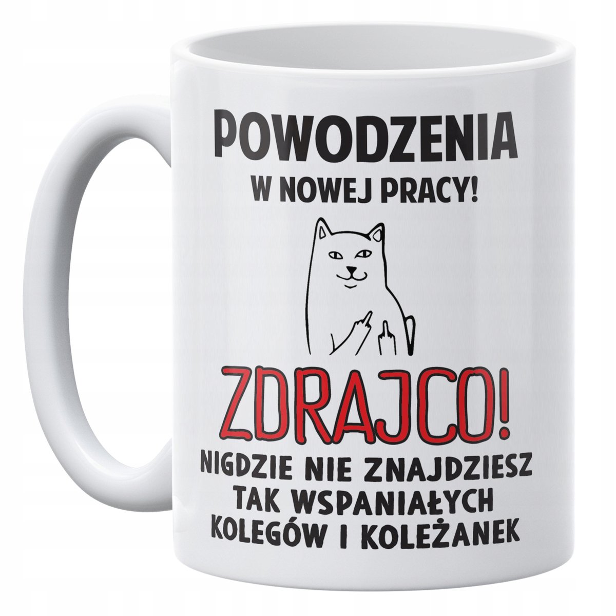 Kubek ceramiczny 330 ml Na Odejście Z Pracy Prezent Pożegnanie Zabawne - Bullz | Sklep EMPIK.COM