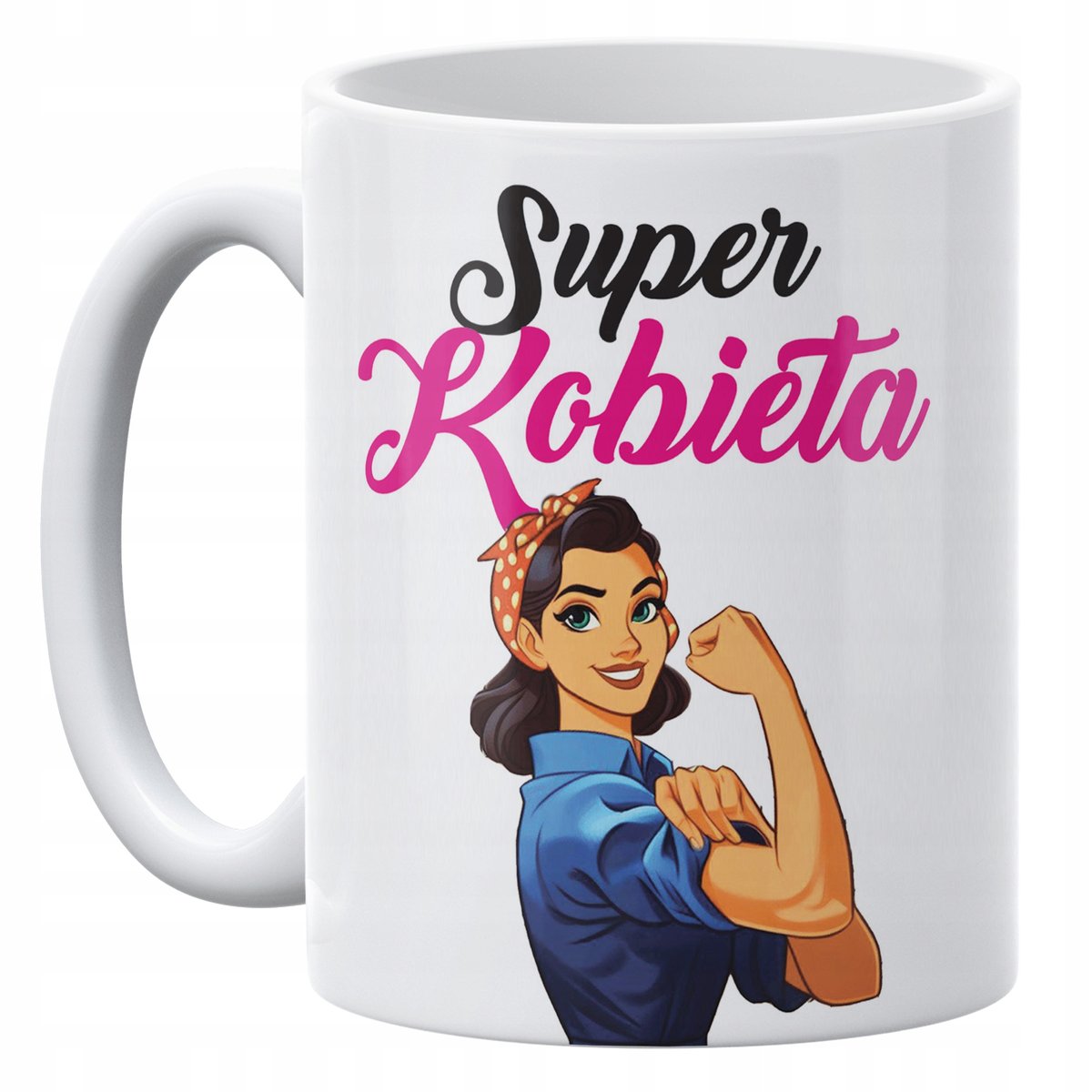 Kubek ceramiczny 330 ml Super Kobieta Z okazji Dnia Kobiet Prezent - Bullz | Sklep EMPIK.COM