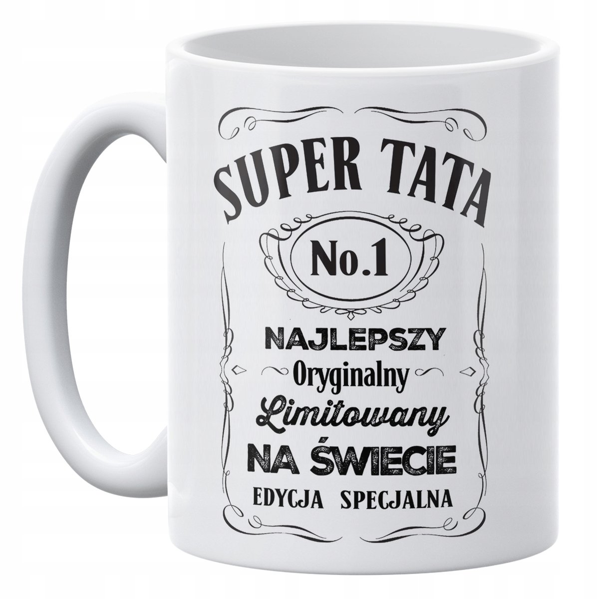 Kubek ceramiczny 330 ml Super Tata Dzień Ojca Prezent Upominek - Bullz | Sklep EMPIK.COM