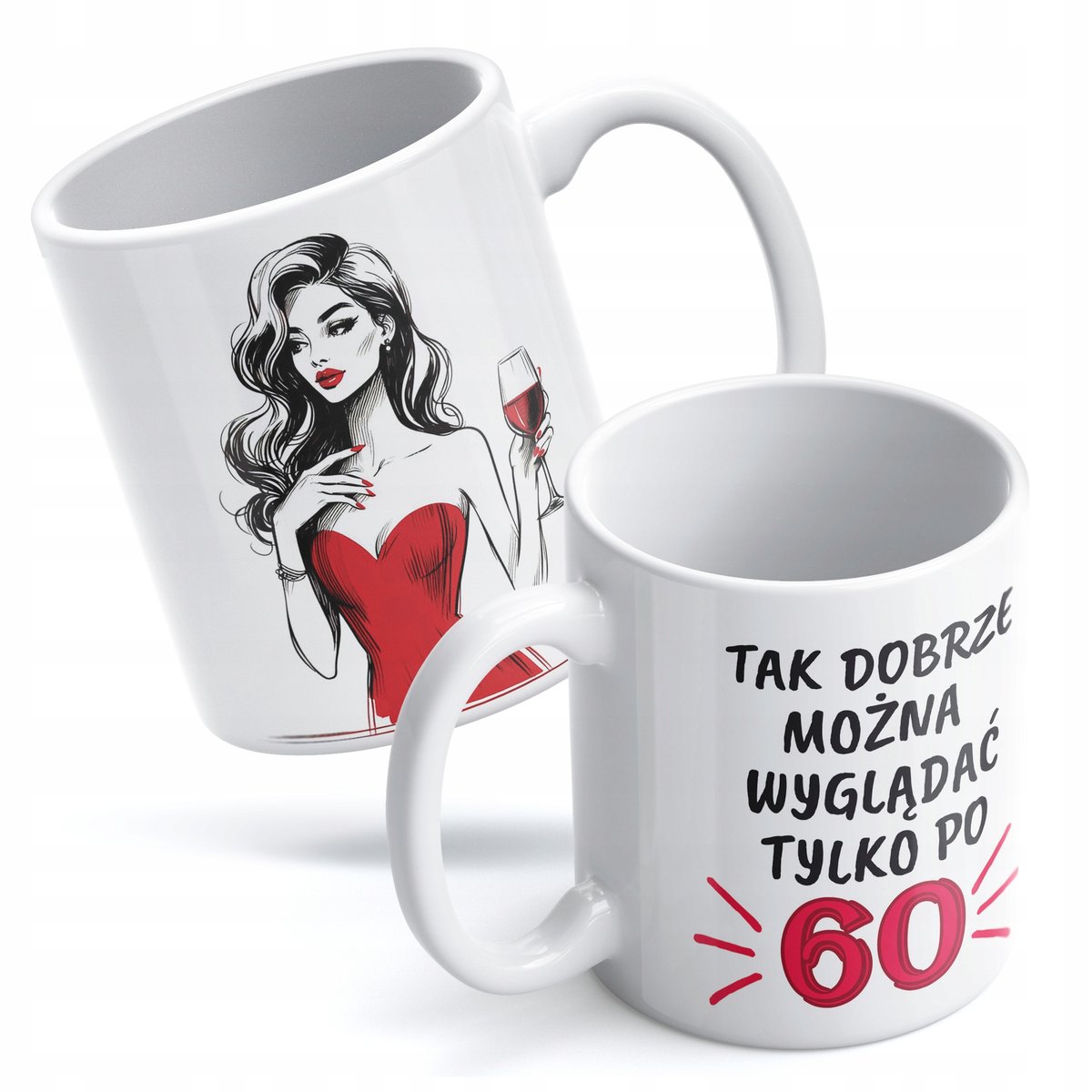 Kubek ceramiczny 330 ml Tak dobrze można wyglądać po 60 Urodziny Prezent - Bullz | Sklep EMPIK.COM