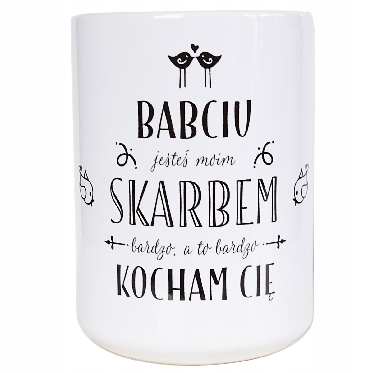 Kubek ceramiczny Babciu jesteś dla mnie skarbem, na Dzień Babci, 450 ml, Sowia Aleja - Inna ...