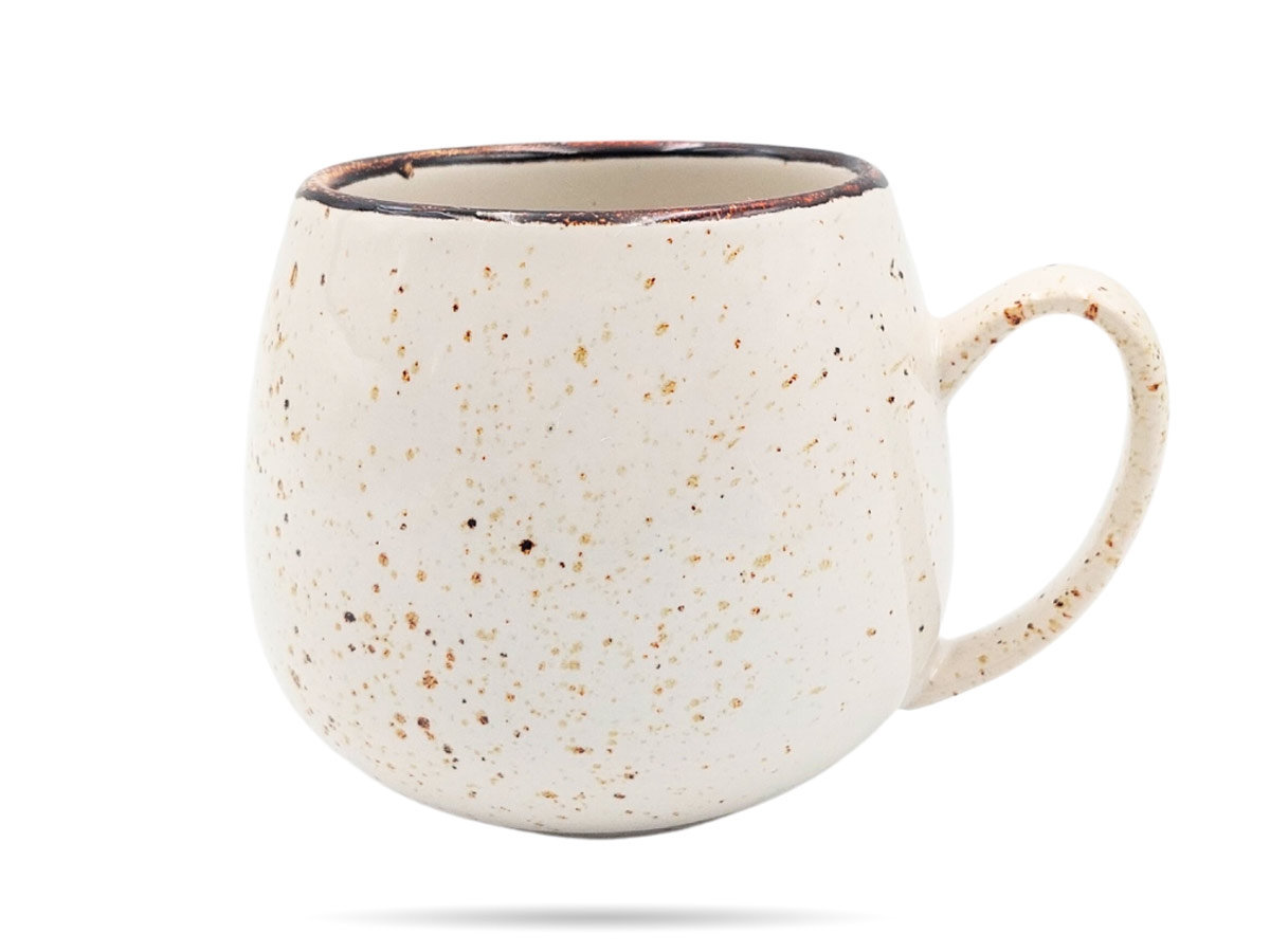 Kubek ceramiczny, Baryłka Oskar Krem, 400 ml, Kera Ceramika - KERA CERAMIKA | Sklep EMPIK.COM