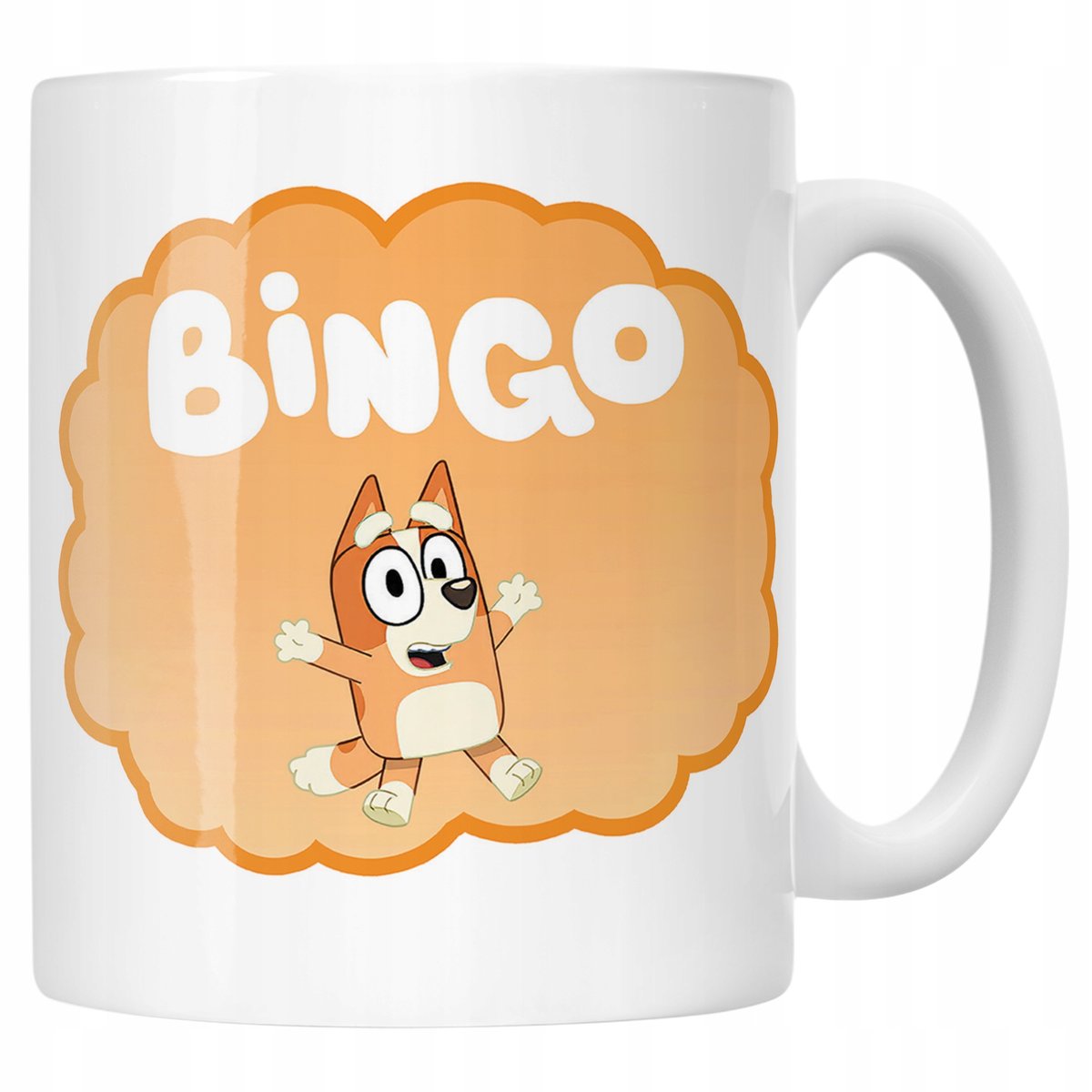 Kubek ceramiczny Bluey Bingo Dla Fana Bajki Dla Dzieci Prezent - Bullz ...