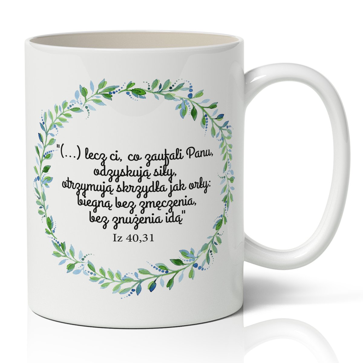 Kubek ceramiczny, Chrześcijańskie Wzory Religijne CYTATY Wzory, 330 ml - StyleCouture | Sklep ...