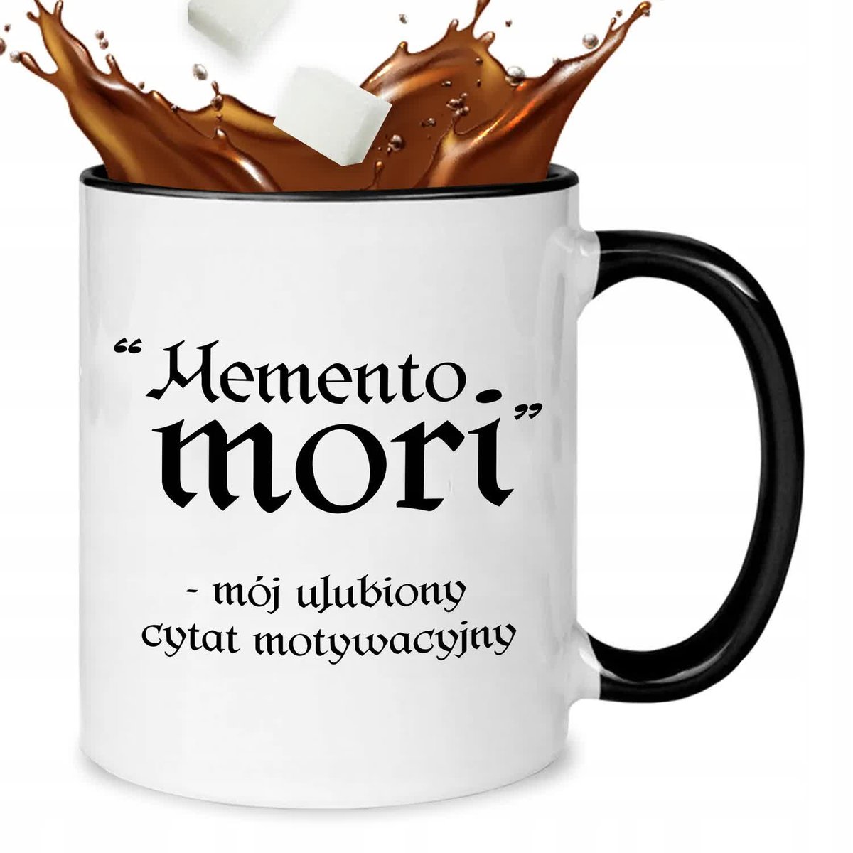 Kubek Ceramiczny Czarno Biały 330 ml MOMENTO MORI Serial 1670 Zabawne Wzory - Inna marka | Sklep ...