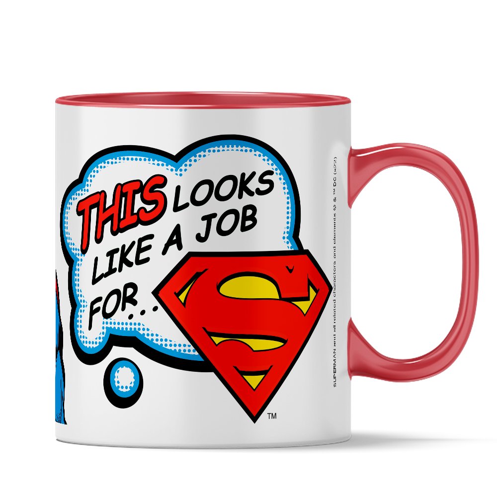 Kubek ceramiczny, DC Superman 071, 330 ml, czerwony - Inna marka | Sklep EMPIK.COM
