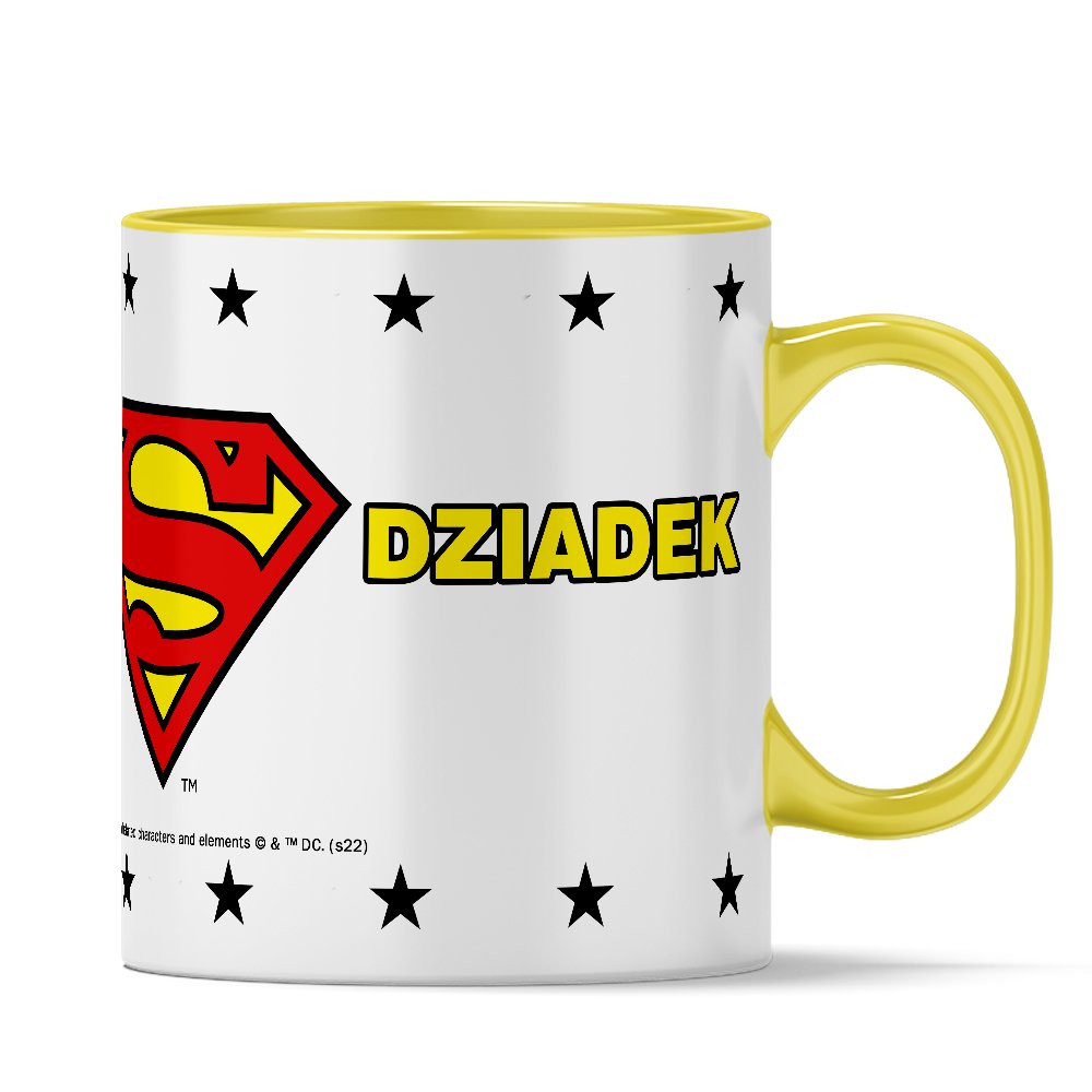 Kubek ceramiczny, DC Superman 257, 330 ml, żółty - Inna marka | Sklep ...