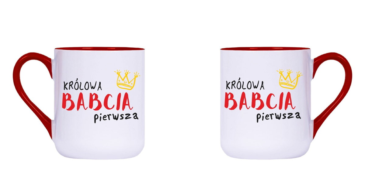 Kubek ceramiczny, Dla Babci - Królowa Babcia Pierwsza (3), 300 ml, Rezon - Rezon | Sklep EMPIK.COM