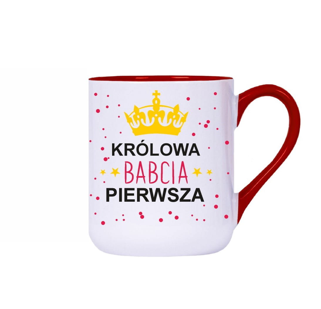 Kubek ceramiczny, Dla Babci - Królowa Babcia Pierwsza (4), 300 ml, Rezon - Rezon | Sklep EMPIK.COM