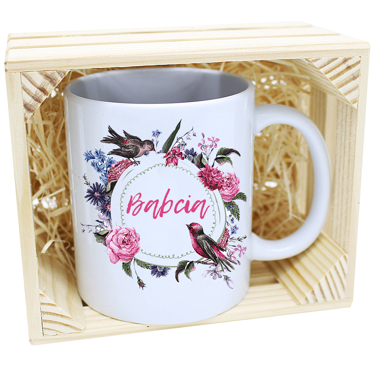 Kubek ceramiczny dla babci w skrzynce J&W biały - J&W | Sklep EMPIK.COM