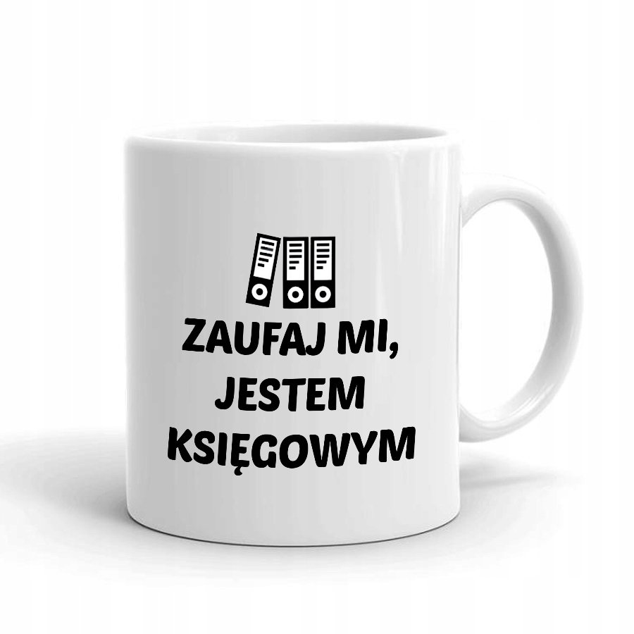 Kubek ceramiczny, dla Księgowej/Księgowego 02, 330 ml, StyleCouture, biały - StyleCouture ...