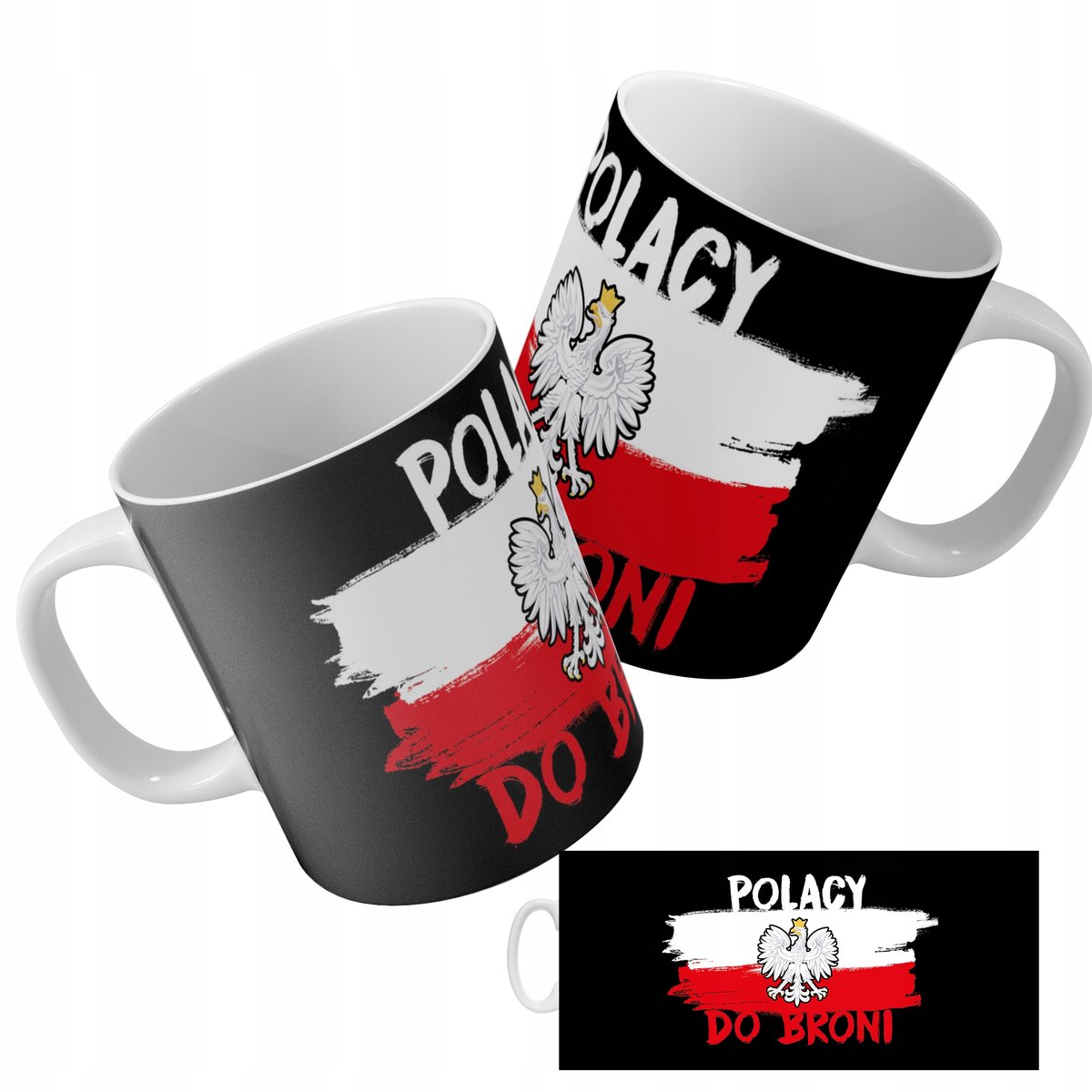 Kubek ceramiczny, dla PATRIOTY POLSKA, 330 ml, StyleCouture, biały - StyleCouture | Sklep EMPIK.COM