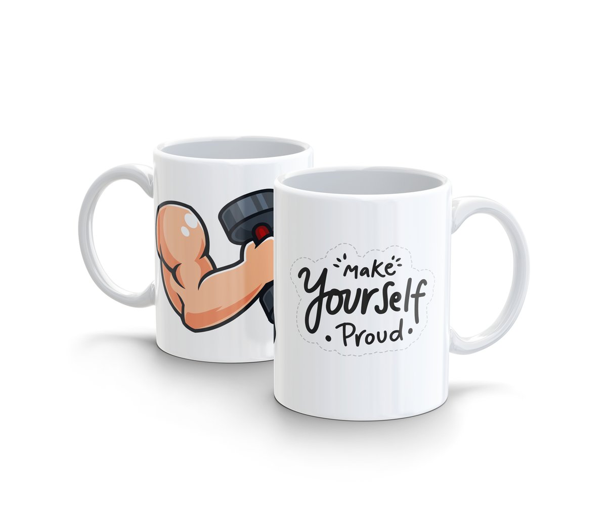 Kubek ceramiczny, dla Siłacza Siłownia Stay Strong v9, 300 ml - Mrapol ...