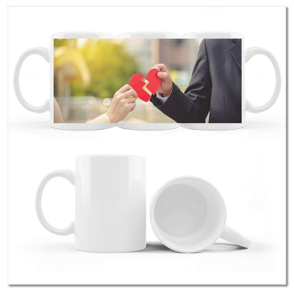 Kubek ceramiczny, Dzień Kobiet, 330 ml, ZeSmakiem, biały - ZeSmakiem | Sklep EMPIK.COM