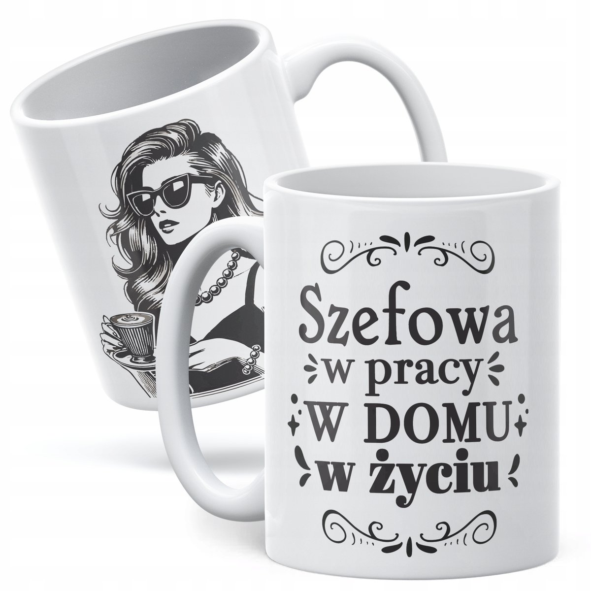 Kubek ceramiczny Dzień Kobiet Szefowa W Domu Pracy Życiu Prezent - Bullz | Sklep EMPIK.COM