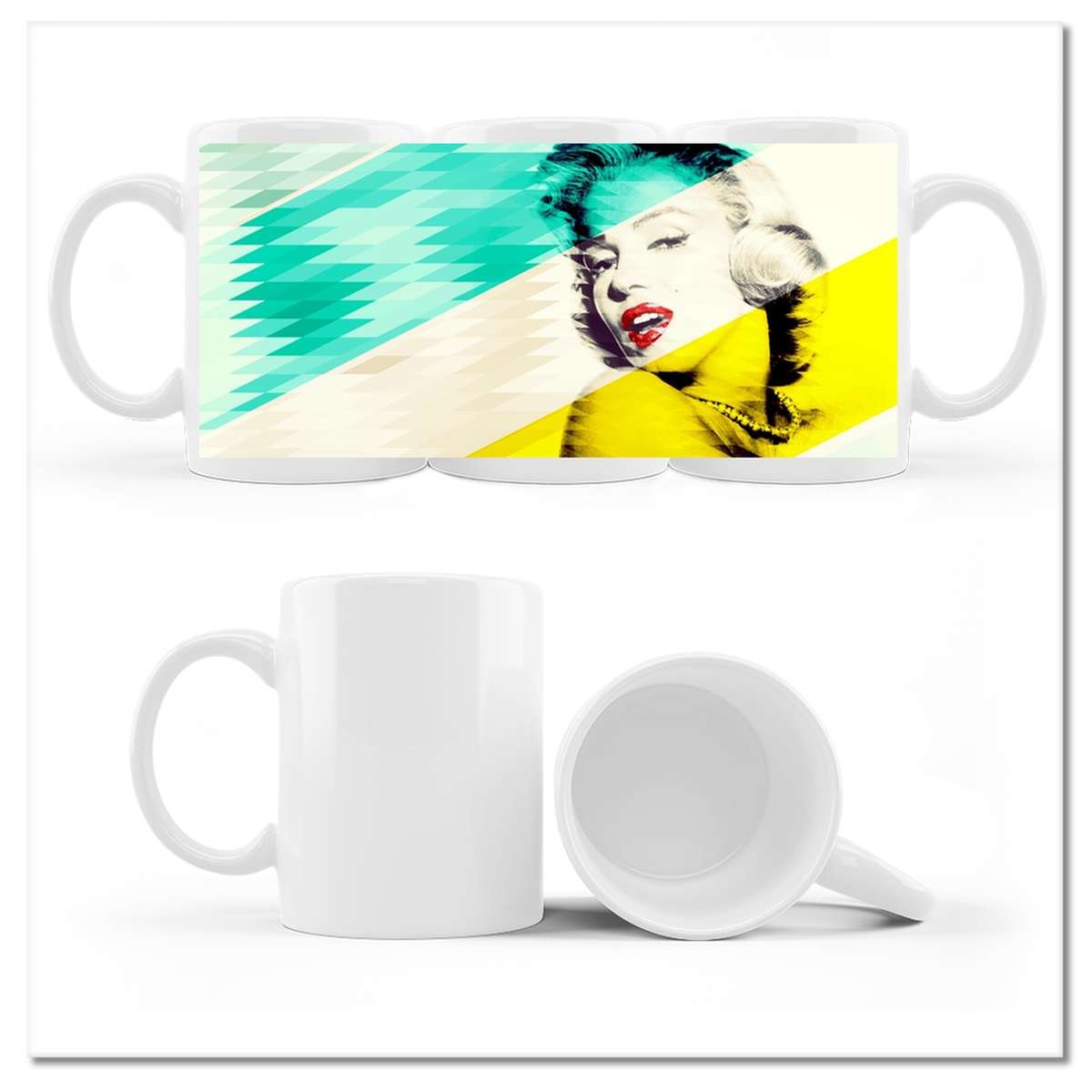 Kubek ceramiczny Foto Aktorka Marilyn Monroe 330 ml, ZeSmakiem - ZeSmakiem | Sklep EMPIK.COM