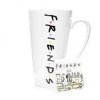 Kubek Ceramiczny Friends z uchem, 450 ml, ERT, Biały - Friends | Sklep EMPIK.COM