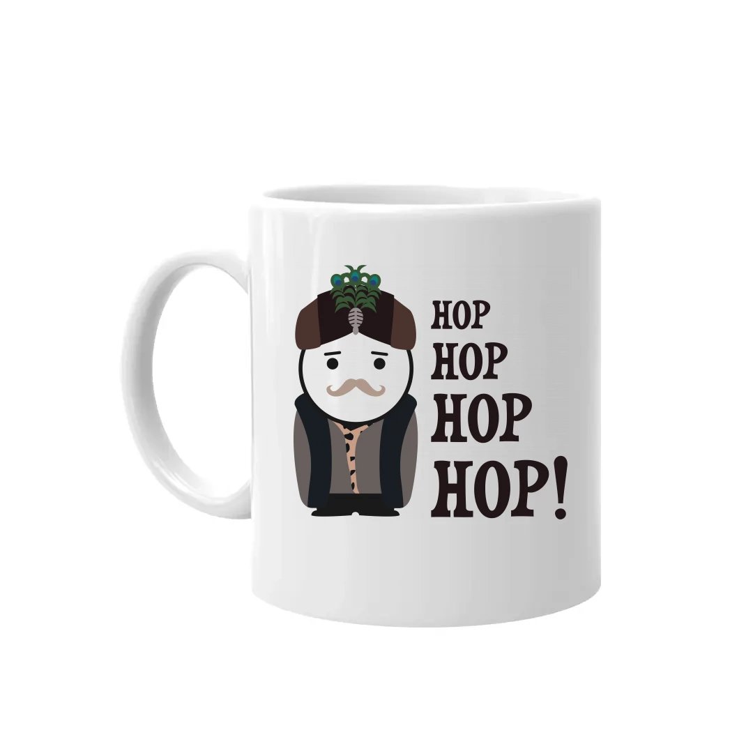 Kubek ceramiczny Hop hop hop hop! - dla fanów serialu 1670 330 ml, Koszulkowy - Koszulkowy ...