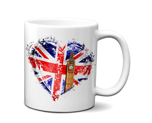 Kubek ceramiczny, I Love Uk Anglia Londyn V15, 300 ml - Mrapol | Sklep ...