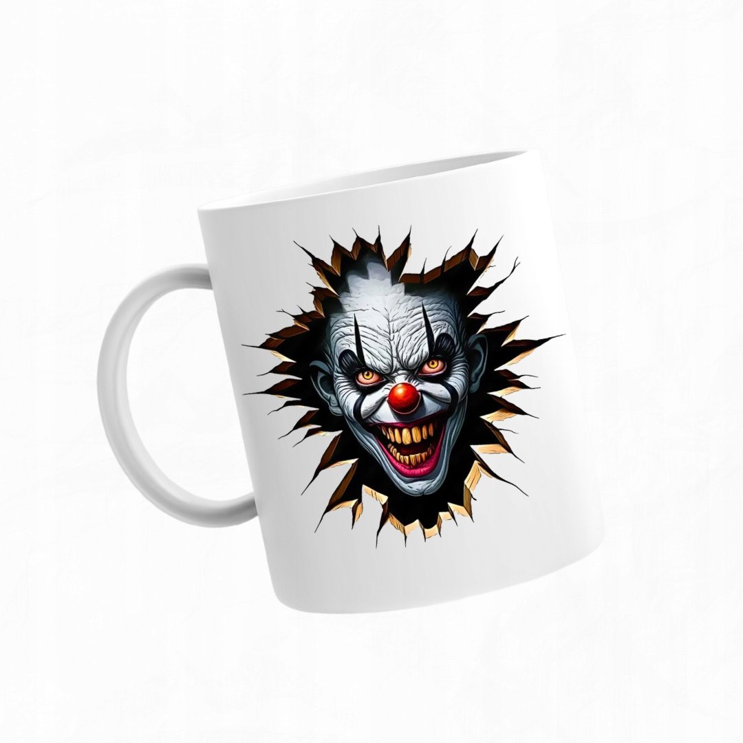Kubek ceramiczny Klaun clown śmieszne grafika prezent 330ml - COOLTEE ...