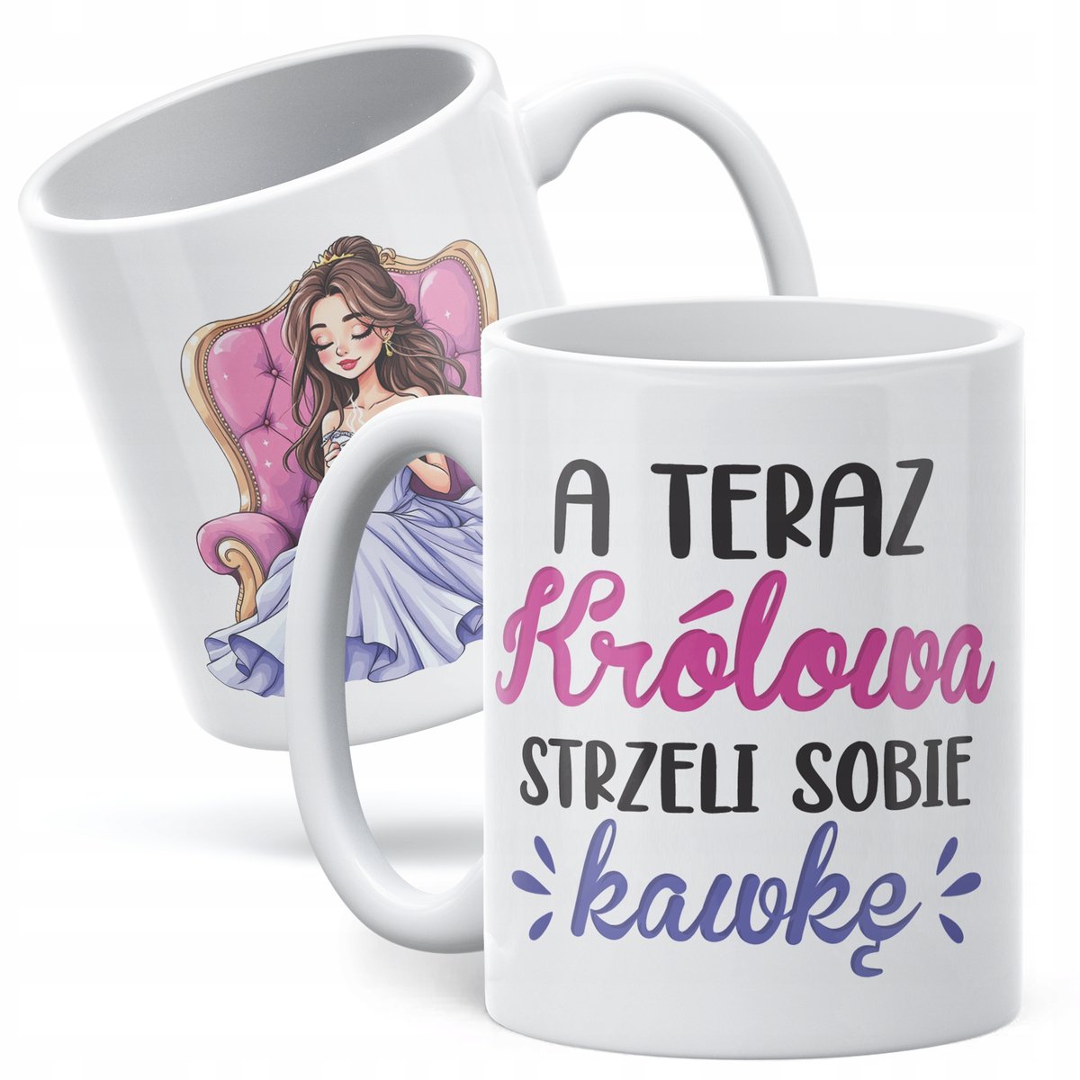 Kubek ceramiczny Królowa Kawa Dla Kobiety Dzień Kobiet Prezent - Bullz | Sklep EMPIK.COM