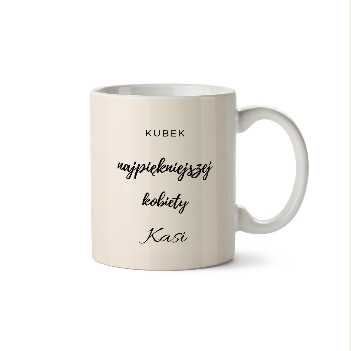 Kubek ceramiczny, KUBEK NAJPIĘKNIEJSZEJ KOBIETY, 330 ml - Inny producent | Sklep EMPIK.COM