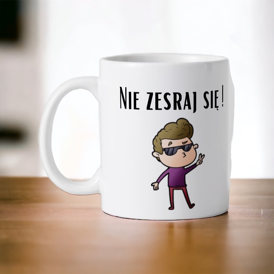 Kubek ceramiczny Liloo "Nie zesraj się" - Liloo | Sklep EMPIK.COM