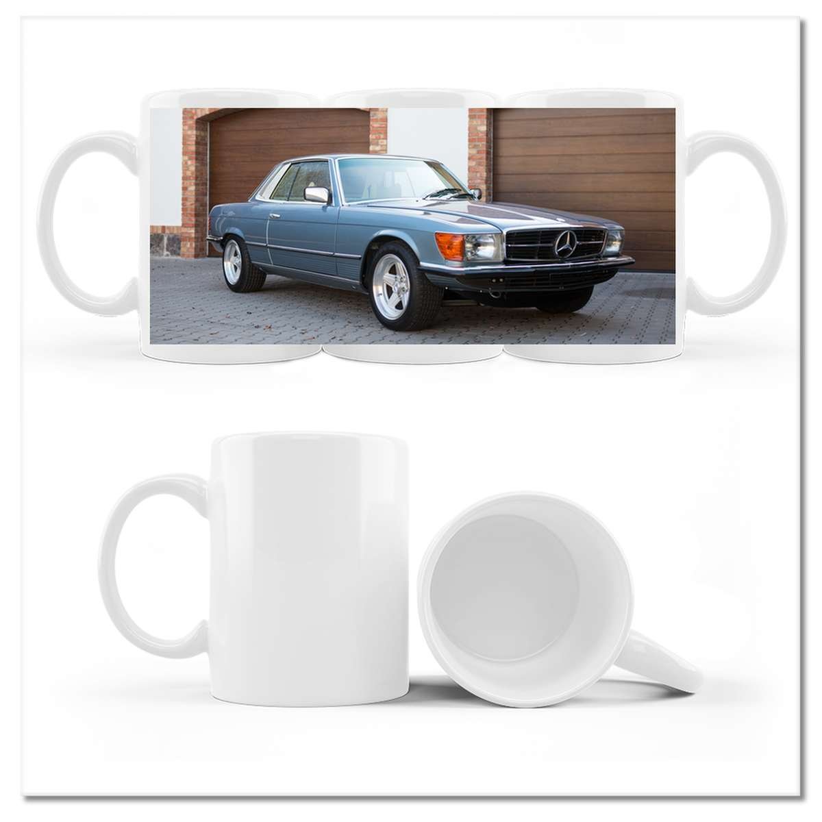 Kubek ceramiczny, Mercedes, 330 ml, ZeSmakiem, biały - ZeSmakiem ...