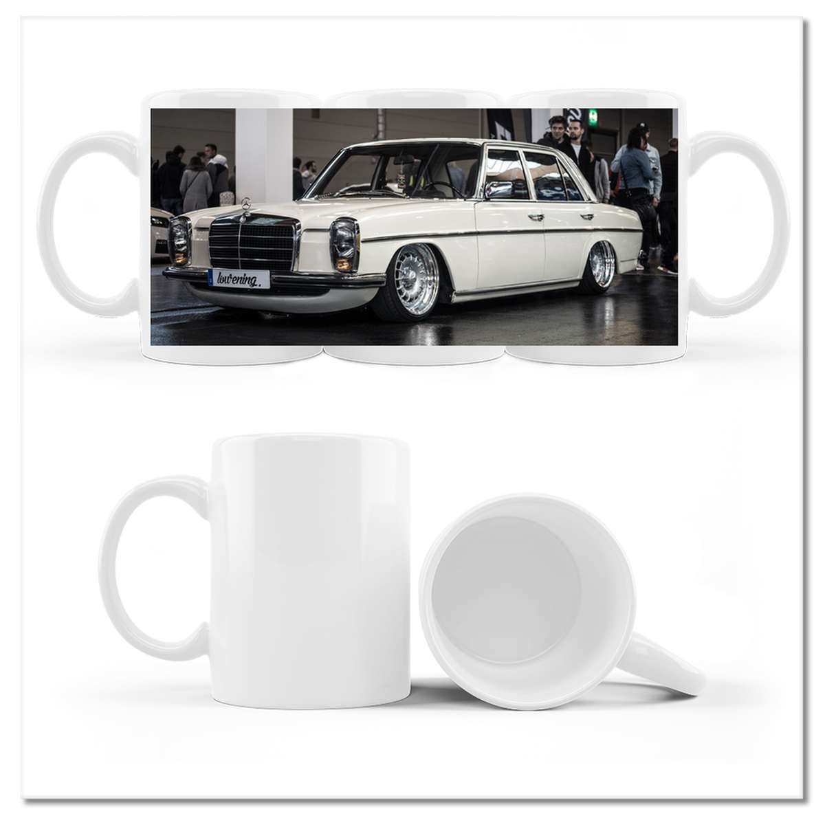 Kubek ceramiczny, Mercedes, 330 ml, ZeSmakiem, biały - ZeSmakiem ...