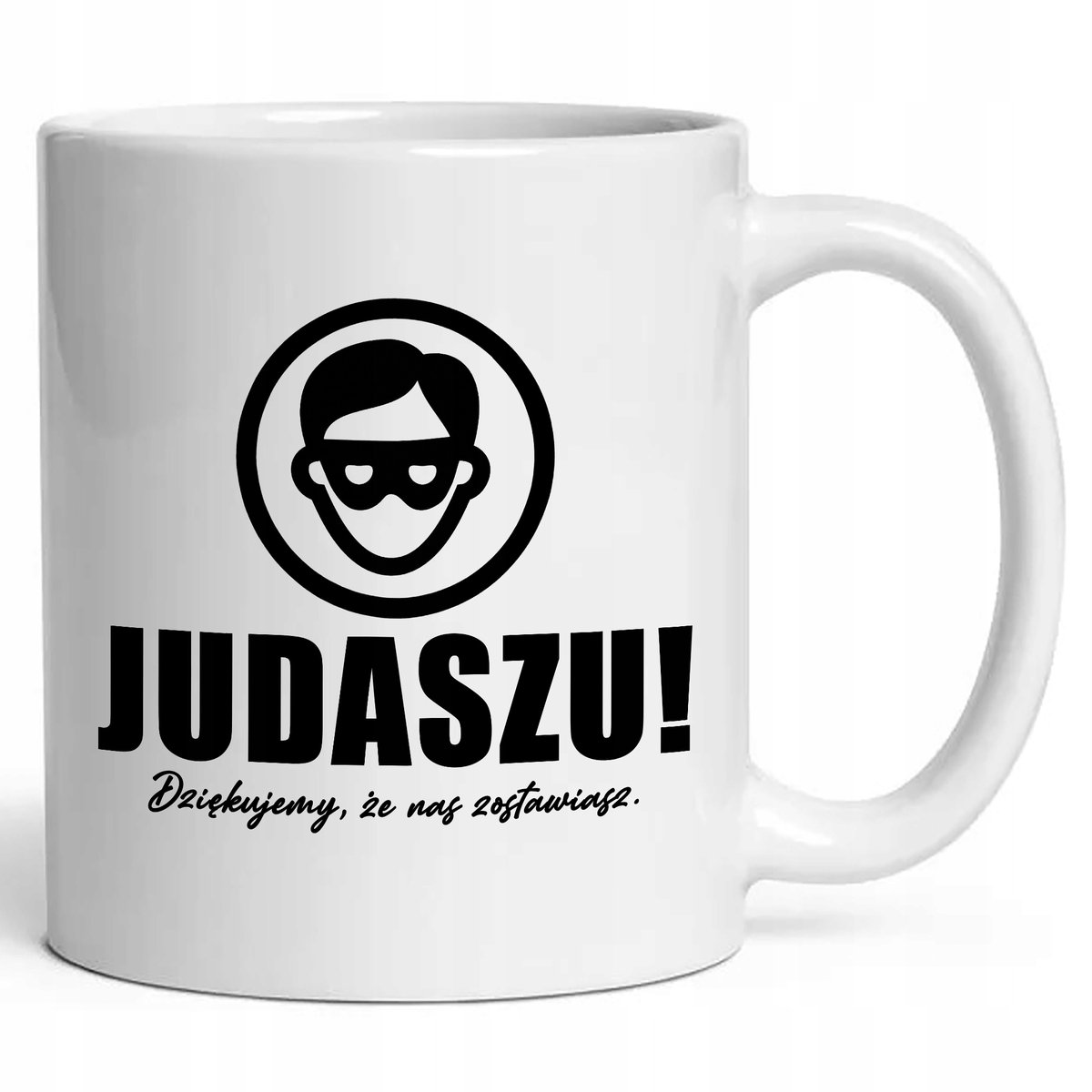 Kubek ceramiczny, Na odejście z pracy, 330 ml, biały - StyleCouture | Sklep EMPIK.COM