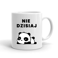 Kubek ceramiczny, Nie Dzisiaj PANDA 03, 330 ml, StyleCouture, biały - StyleCouture | Sklep EMPIK.COM