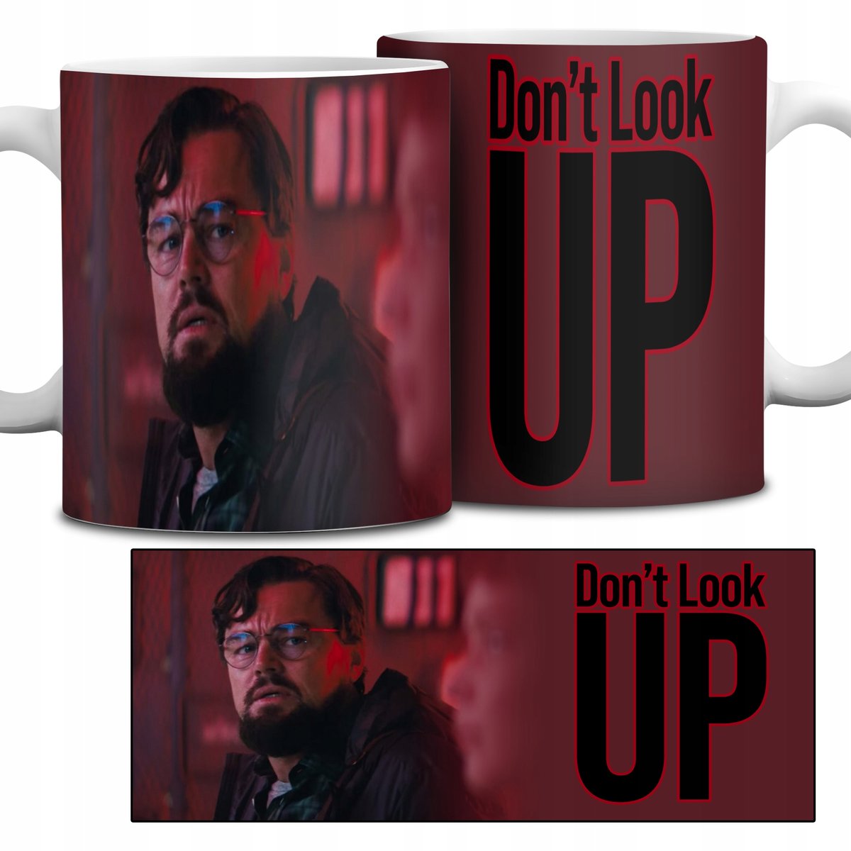 Kubek ceramiczny, NIE PATRZ W GÓRĘ, 330 ml, StyleCouture, biały - StyleCouture | Sklep EMPIK.COM