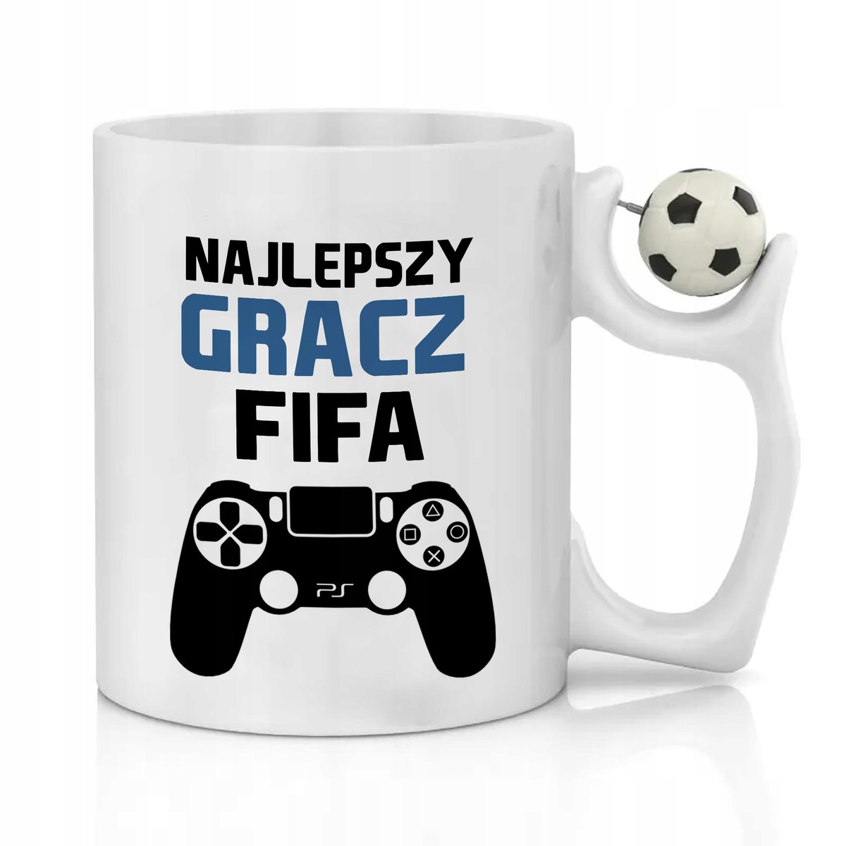 Kubek ceramiczny PIŁKA PREZENT dla NAJLEPSZEGO GRACZA FIFA WZ, 330ml - Inna marka | Sklep EMPIK.COM