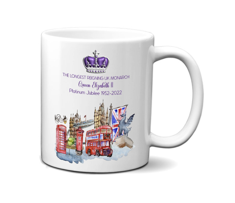 Kubek ceramiczny Podróże I Love London Londyn Uk V5 300 ml, Mrapol ...