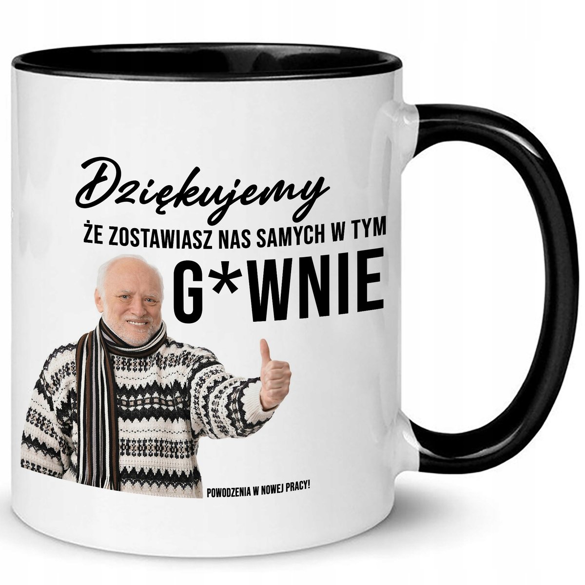 Kubek ceramiczny POŻEGNANIE Z PRACY DLA KOLEGI NA PREZENT WZ, 330ml - StyleCouture | Sklep EMPIK.COM