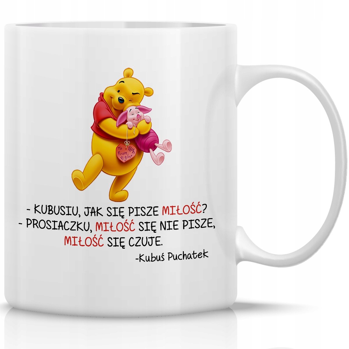 Kubek ceramiczny Prezent KUBUŚ PUCHATEK Bajka Wzory + DODATKOWO, 330 ml, StyleCouture ...