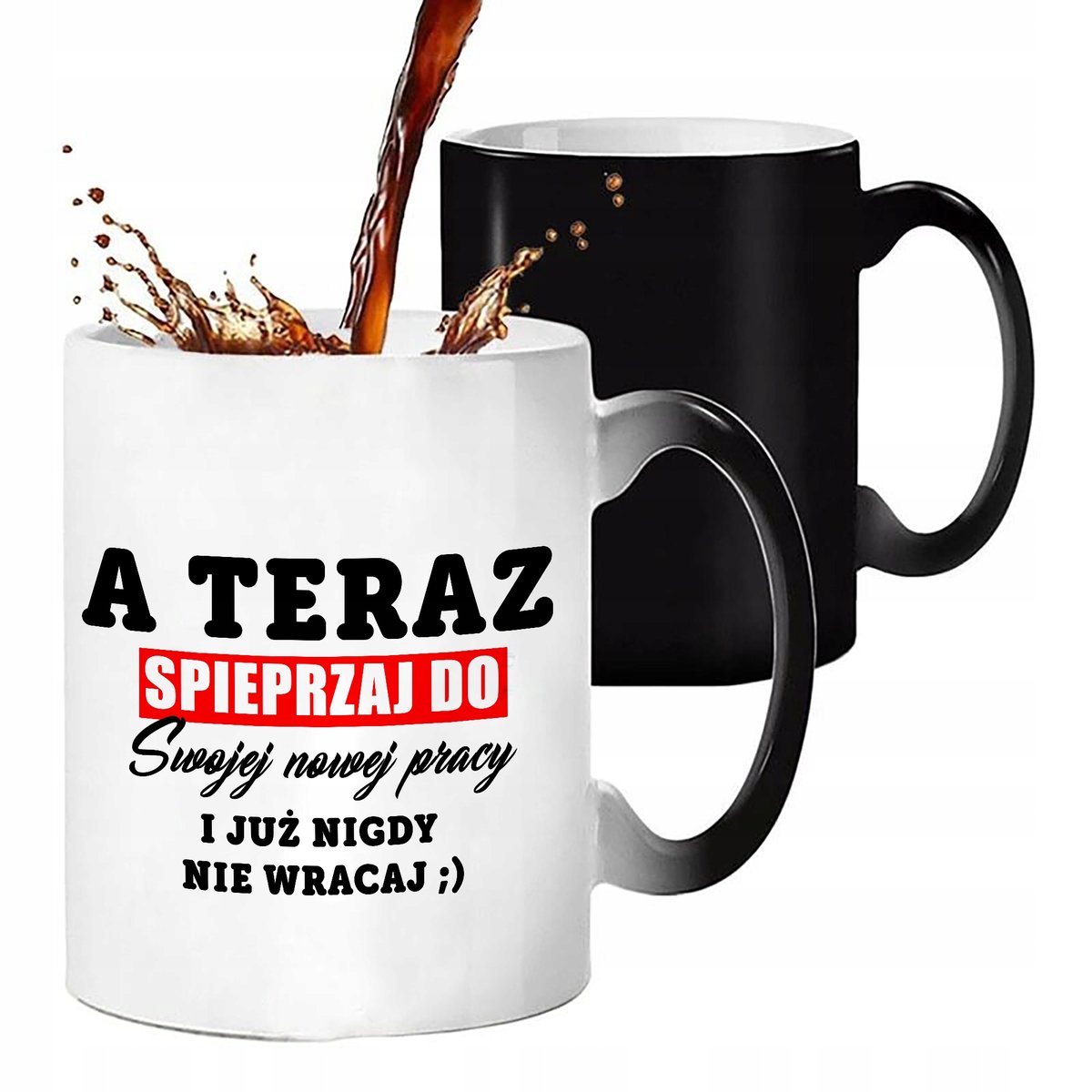 Kubek ceramiczny PREZENT NA POŻEGNANIE KOLEGI Z PRACY WZORY, 300 ml, StyleCouture - StyleCouture ...