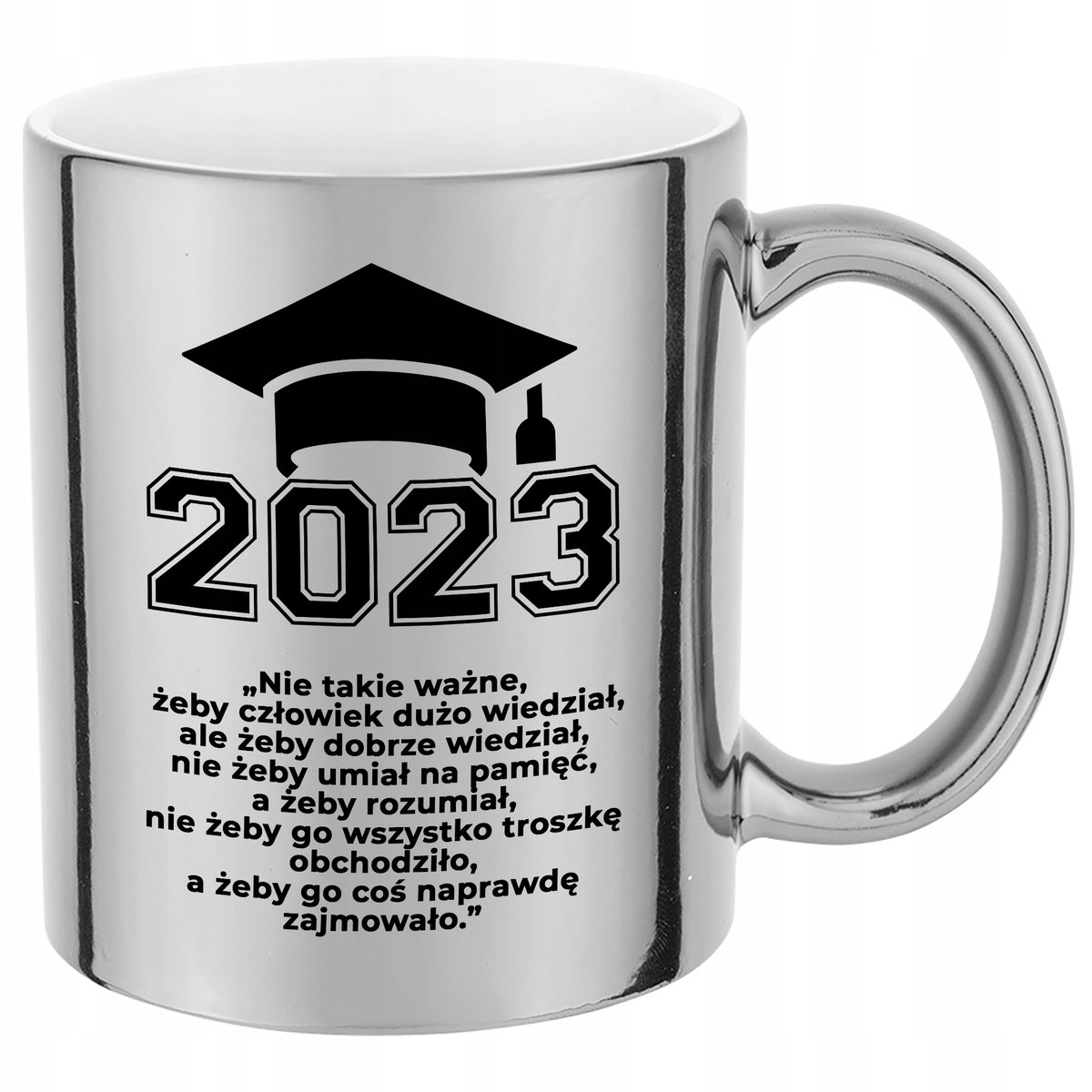 Kubek ceramiczny Prezent na ZAKOŃCZENIE SZKOŁY dla ABSOLWENTA, 330 ml, StyleCouture ...