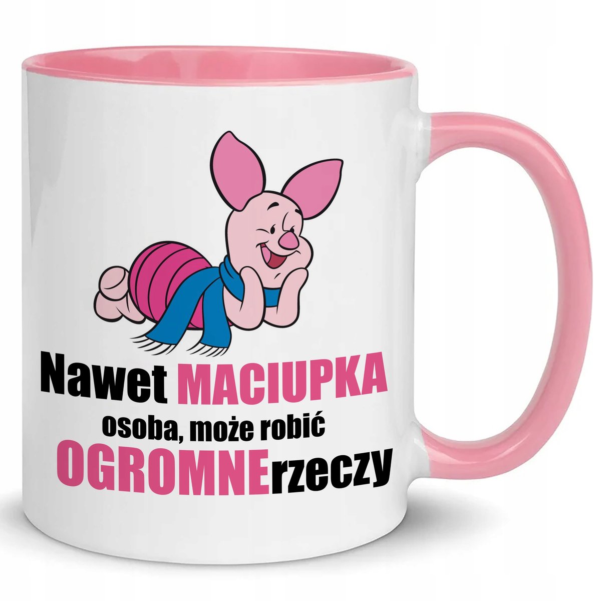 Kubek ceramiczny Prezent PROSIACZEK KUBUŚ PUCHATEK Wz +DODATKOWO, 330ml ...