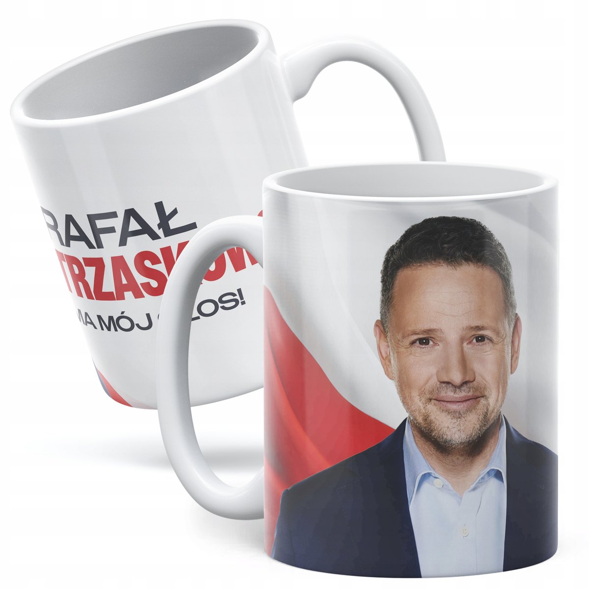 Kubek ceramiczny Rafał Trzaskowski Ma Mój Głos #Trzaskowski2025 PO - Bullz | Sklep EMPIK.COM