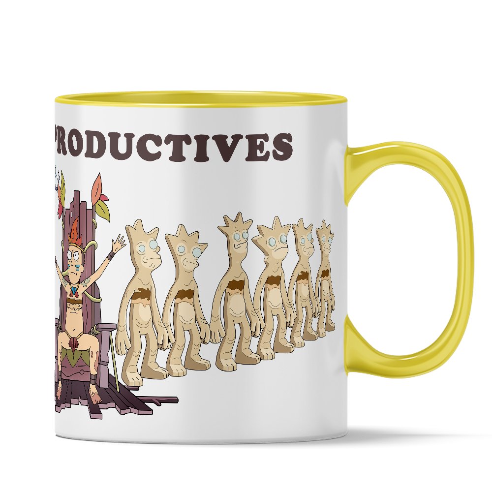 Kubek ceramiczny, Rick and Morty Rick i Morty 005, 330 ml, ERT Group, żółty - ERT Group | Sklep ...