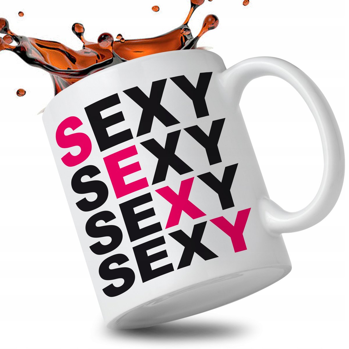 Kubek ceramiczny, ŚMIESZNE Z NADRUKIEM SEXY, 330 ml, StyleCouture, biały - StyleCouture | Sklep ...