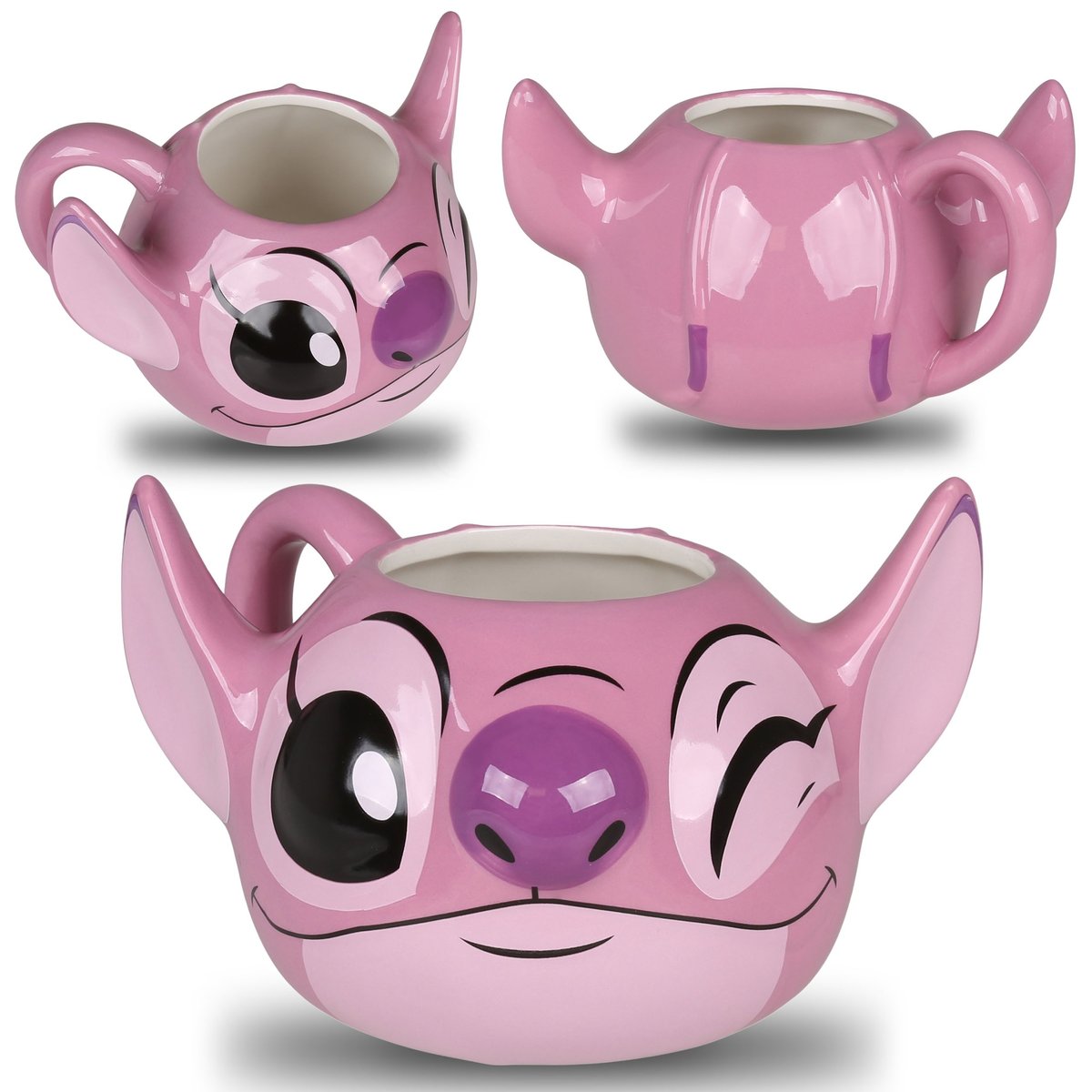 Kubek ceramiczny STITCH Andzia Disney, różowy - Disney | Sklep EMPIK.COM