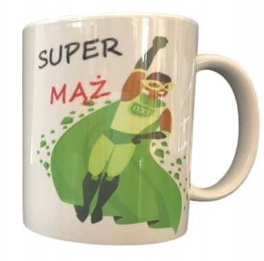Kubek ceramiczny Super Mąż Zabawny Kubek ceramiczny Dla Męża + Pudełko ...