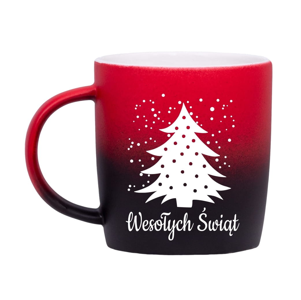 Kubek ceramiczny świąteczny - Choinka I Śnieg, 300ml, Rezon - Rezon | Sklep EMPIK.COM