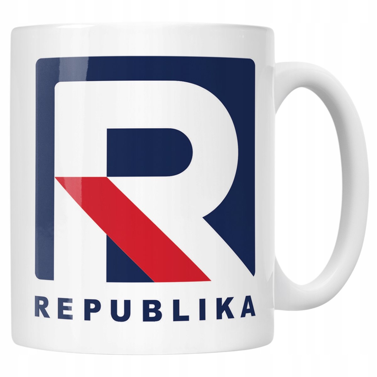 Kubek ceramiczny Telewizja Republika Logo Prezent Upominek - Bullz | Sklep EMPIK.COM